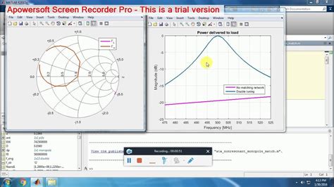 Matlab Impedance Matching Of A Non Resonantsmall Monopole Youtube