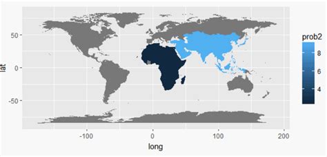 R Filling Countries And Continents With Maps Library According To