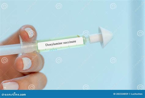 Doxylamine Succinate Intranasal Medications Stock Image Image Of Rhinitis Medication 282334859