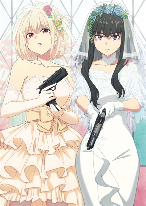 Nishikigi Chisato And Inoue Takina Lycoris Recoil Drawn By Asada7101