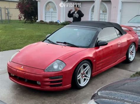 2002 Mitsubishi Eclipse With 18x8 5 35 Esr Rf15 And 235 40r18 Nitto