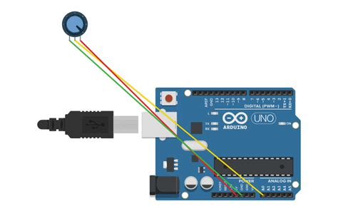 Circuit Design Potentiometer Tinkercad