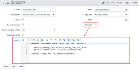 Navigating Transform Scripts In Servicenow John Andersen
