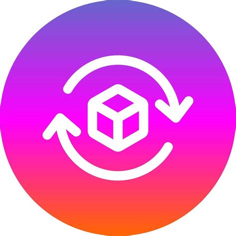 3d Rotate 2 Line Gradient Circle Icon 39183204 Vector Art At Vecteezy