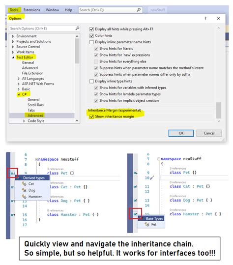 How To Show Inheritance Margin In Visual Studio