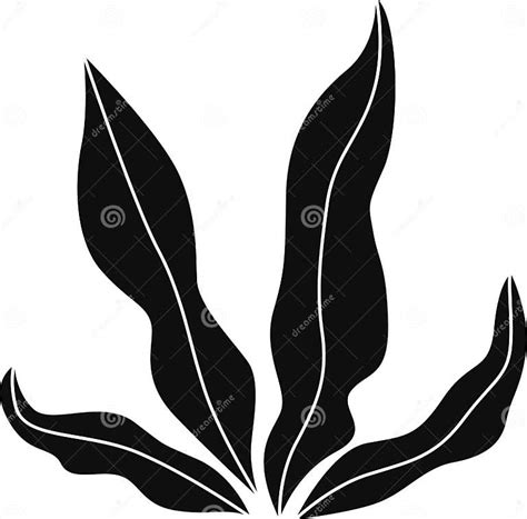 Tropical Leaf Silhouette Stock Illustration Illustration Of Foliage