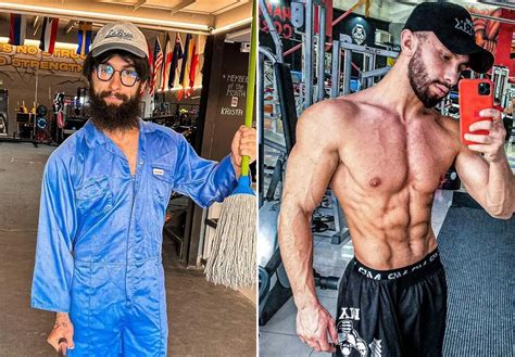 دوربین مخفی؛ یارو غووول بدنسازیه اما با دیدن زور بازوی این کارگر خدماتی