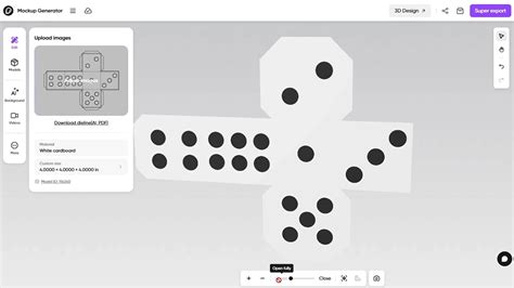 Printable Dice Template Blank Editable And Free Download