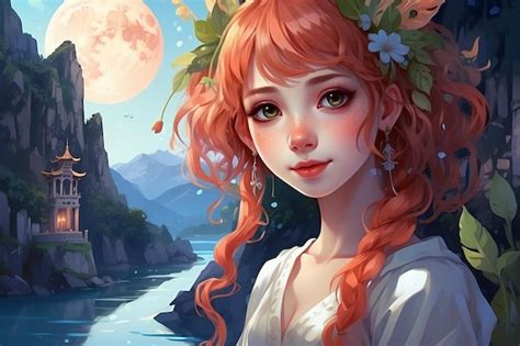 Premium Photo Cute Girl As A Prisoner In Paradise In Highly Detailed