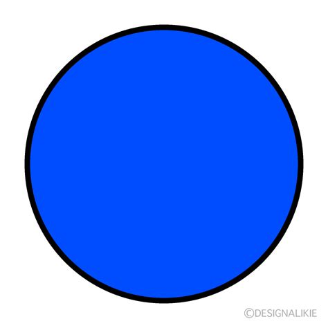 Blue Circle Clip Art Free Png Image｜illustoon