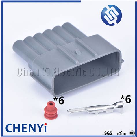 1 Set 6 Pin （male）6189 0784 Waterproof Connector Motorcycle Gasoline
