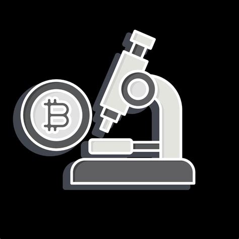 Icon Bitcoin Research Related To Cryptography Symbol Glossy Style