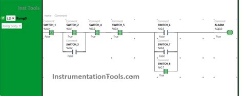 Basic Plc Alarm Programming Example