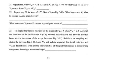 Solved Procedure D Noninverting Voltage Level Detector Chegg
