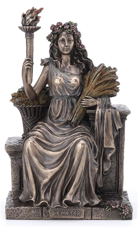 Demeter Goddess Of Agriculture Demeter Ceres Greek Roman Olympian