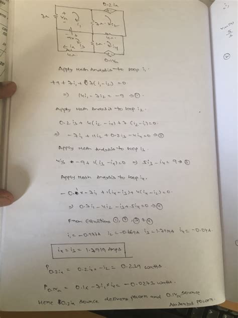please do parts b d 2 consider the circuit shown below 0 2i 7 2 4Ω