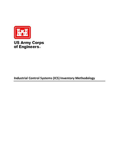 Inventory Management Pdf 192398 Annex C Usace Ics Inventory Methodology