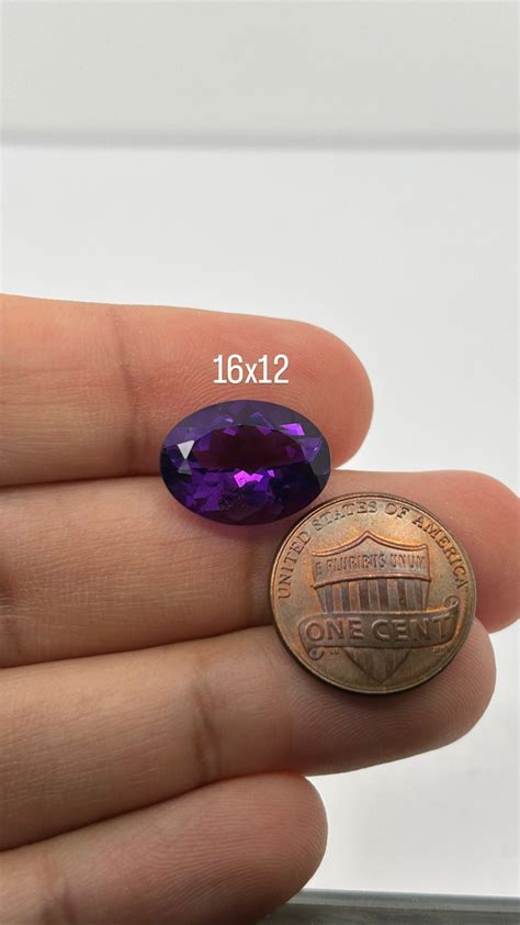 Natural Oval Cut African Amethyst Aaa Loose Gemstone Available From