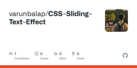 Github Varunbalapcss Sliding Text Effect