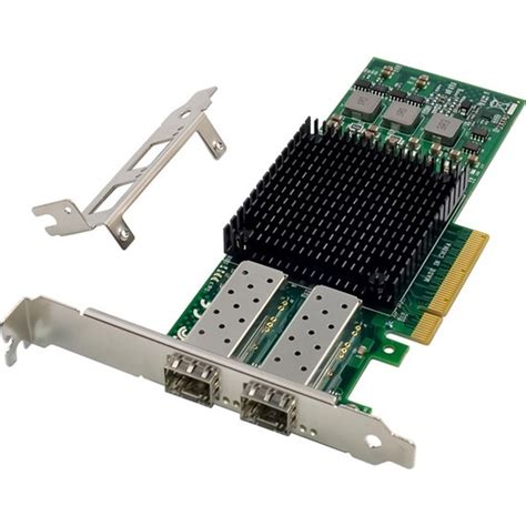 Internet ST7321 Broadcom Netxtreme BCM57810 Sunucu Ağ Kartı Pcıex8 2xsfp Optik Fiber Lc 10
