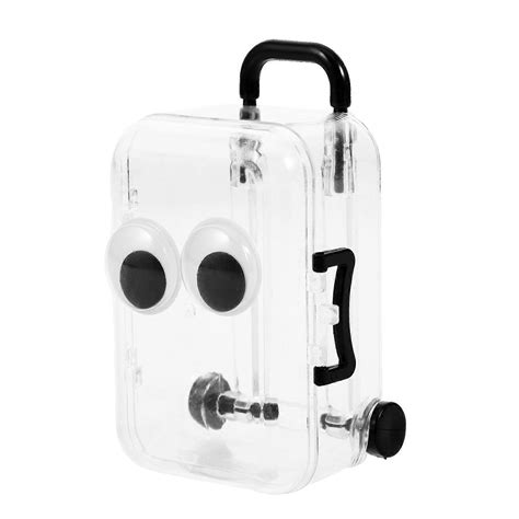 Travel Small Jewelry Case Mini Luggage Shaped Box Jewelry Display Box Storage For Women 9 00x5