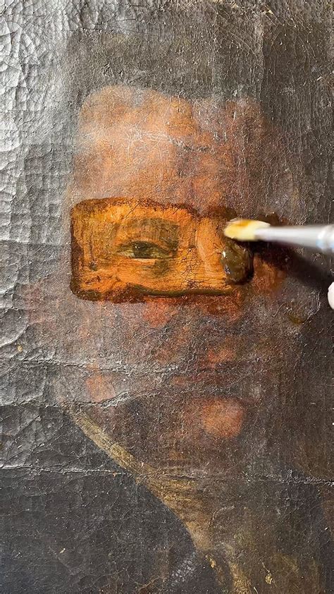 Restorer Ivan I Реставрация картин Процесс реставрации картины неизвестного европейского