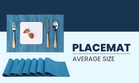 Average Placemat Size In 2023 The Standard Size