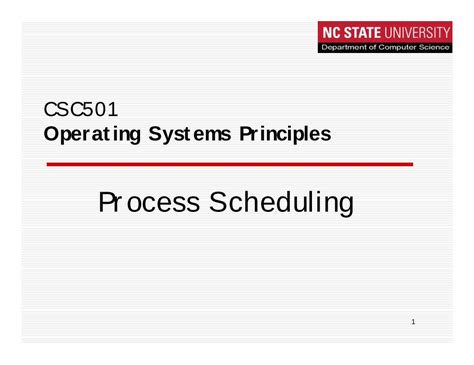 Pdf Lec Process Nc State Computer Science Example Scheduling In Xinu Qeach Process