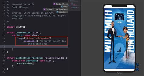 swiftui image modifier practice ft spies in disguise by sophia and 西瓜媽