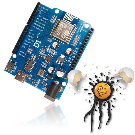 Usb C Uno Wemos D1 R2 Esp8266 Entwicklerplatine Iot Powered By