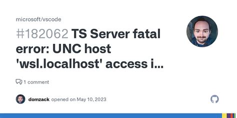 Ts Server Fatal Error Unc Host Wsllocalhost Access Is Not Allowed