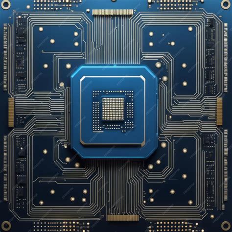 premium ai image advanced technology visualization circuit board cpu
