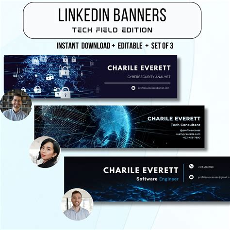 Tech Linkedin Banner Exclusive High Quality Linkedin Banner