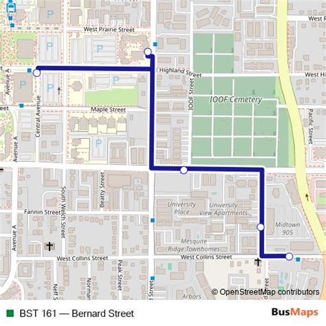 Bus Bst 161 Timetable And Stops In Denton
