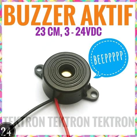 Buzzer 3v To 24v 2 3cm 23mm Continuous Beep Alarm Sound Can Be 3v 5v 12v 24v Direct Active Sound