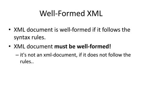 Ppt Introduction To Xml Powerpoint Presentation Free Download Id