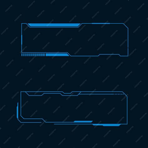 Premium Vector Futuristic User Interface Illustration