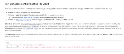 Dont Understand How To Finish DLI Course Building RAG Agents For LLMs Base Command Manager