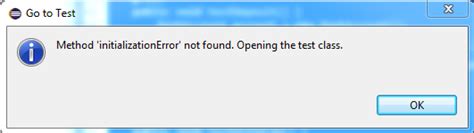 Eclipse Initializationerror In A Junit Test Case Stack Overflow