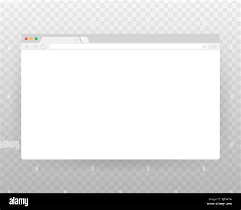 Browser Window Vector Illustration Browser Or Web Browser In Flat Style Window Concept