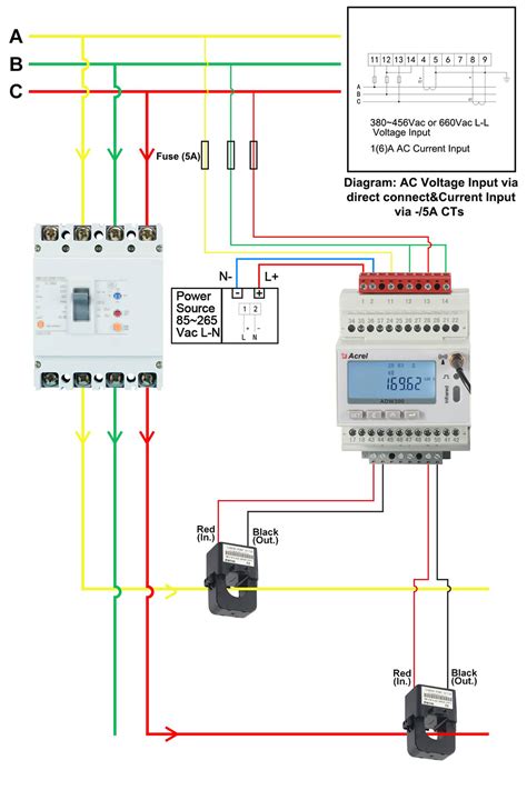 Acrel ADW300 Wireless Smart Three Phase Power Meter