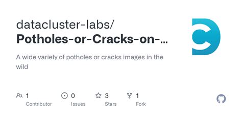 GitHub Datacluster Labs Potholes Or Cracks On Road Image Dataset A