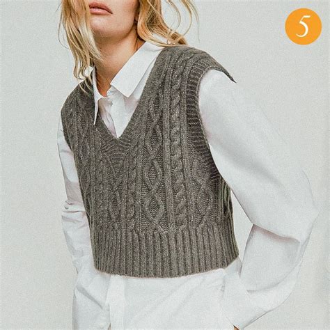 Стильные безрукавки для наступающей весны Моя подборка оригинальных моделей Модели Узоры