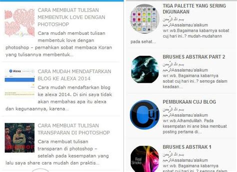 cara memasang widget random post di blogger sshpagah