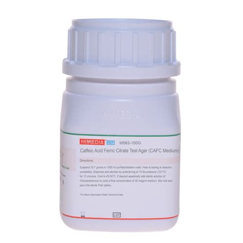 Himedia Caffeic Acid Ferric Citrate Test Agar Cafc Medium 캐시바이