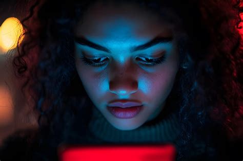 Modern Technology In Daily Life Faces Of People Interacting With