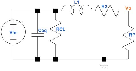 Output Transformer Lumped Element Model