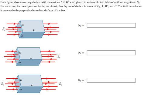 Solved Each Figure Shows A Rectangular Box With Dimensions