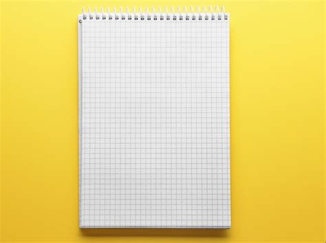 Premium Photo School Notebook On Color Background