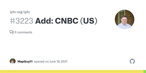 Add Cnbc Us · Issue 3223 · Iptv Orgiptv · Github